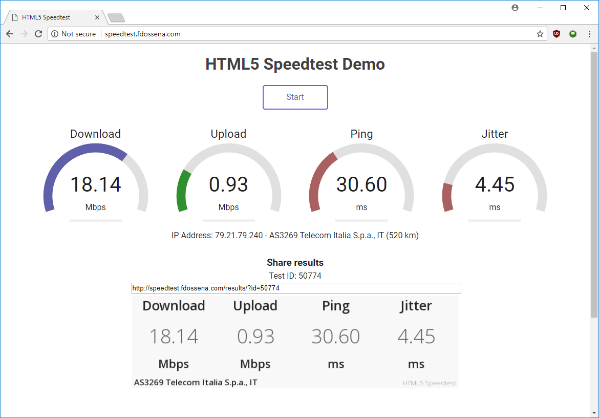 安装HTML5 Speedtest - Linuxword Global